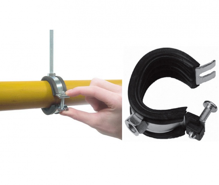 Coliere metalice cu garnitura pentru tevi rotunde | DTN Group | DTN ...