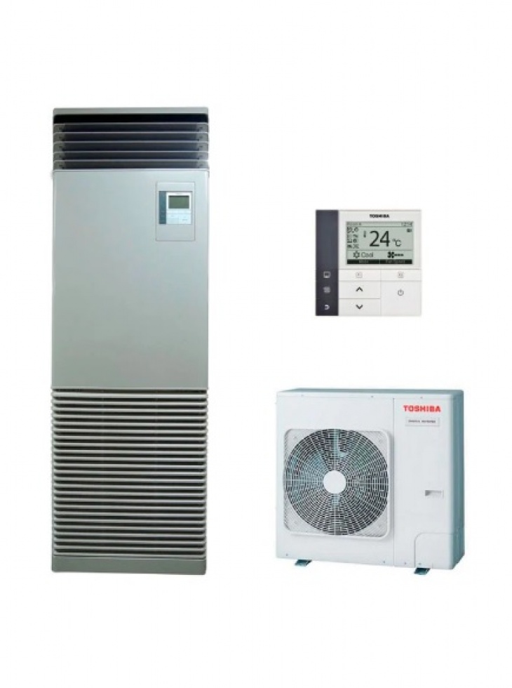 Floor standing column type Toshiba AC units | DTN Group - Echipamente ...