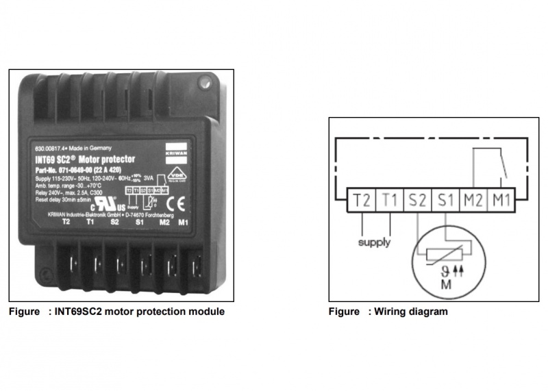 Motor protection module INT 69 SC2 Copeland (120-240V) | DTN Group ...