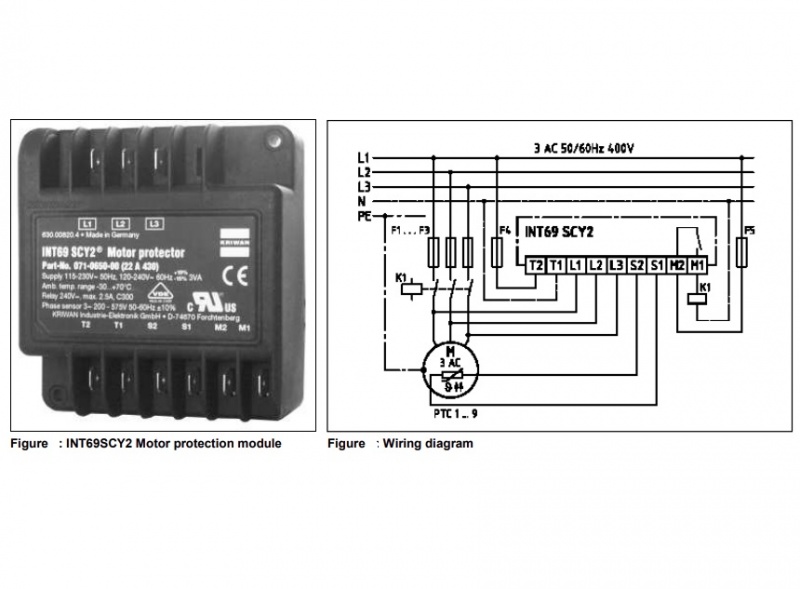 Motor protection module INT 69 SCY2 Copeland (120-240V) | DTN Group ...
