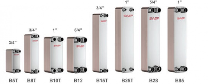 SWEP B25T plate heat exchanger (9 m³/h) 👉 DTN Group | DTN Group ...