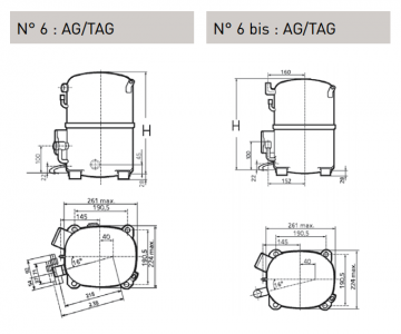 Compresor frigorific Tecumseh TAG 2516Z | DTN Group - Frig bun! | DTN ...